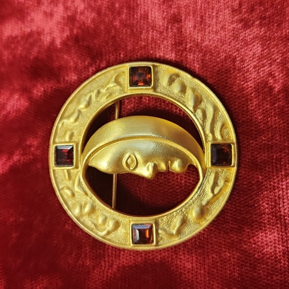 Vintage | Jewelry | Vintage New York Public Library Moon Pin | Poshmark